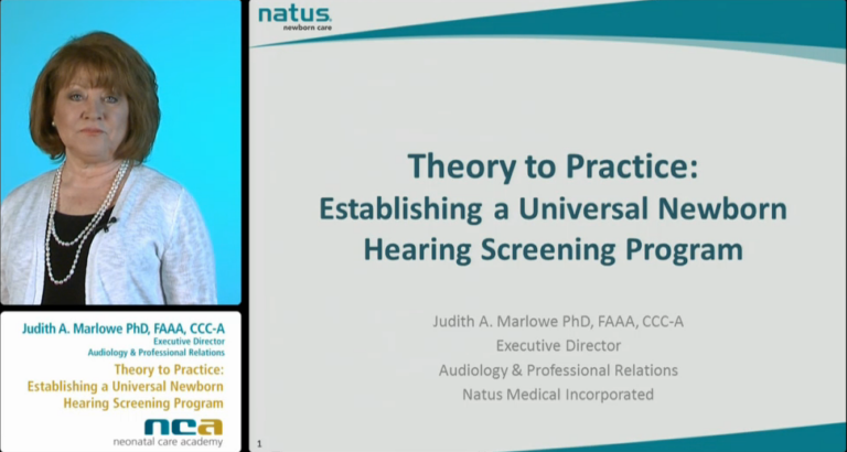 Establishing a Universal Newborn Hearing Screening Program - Neonatal ...
